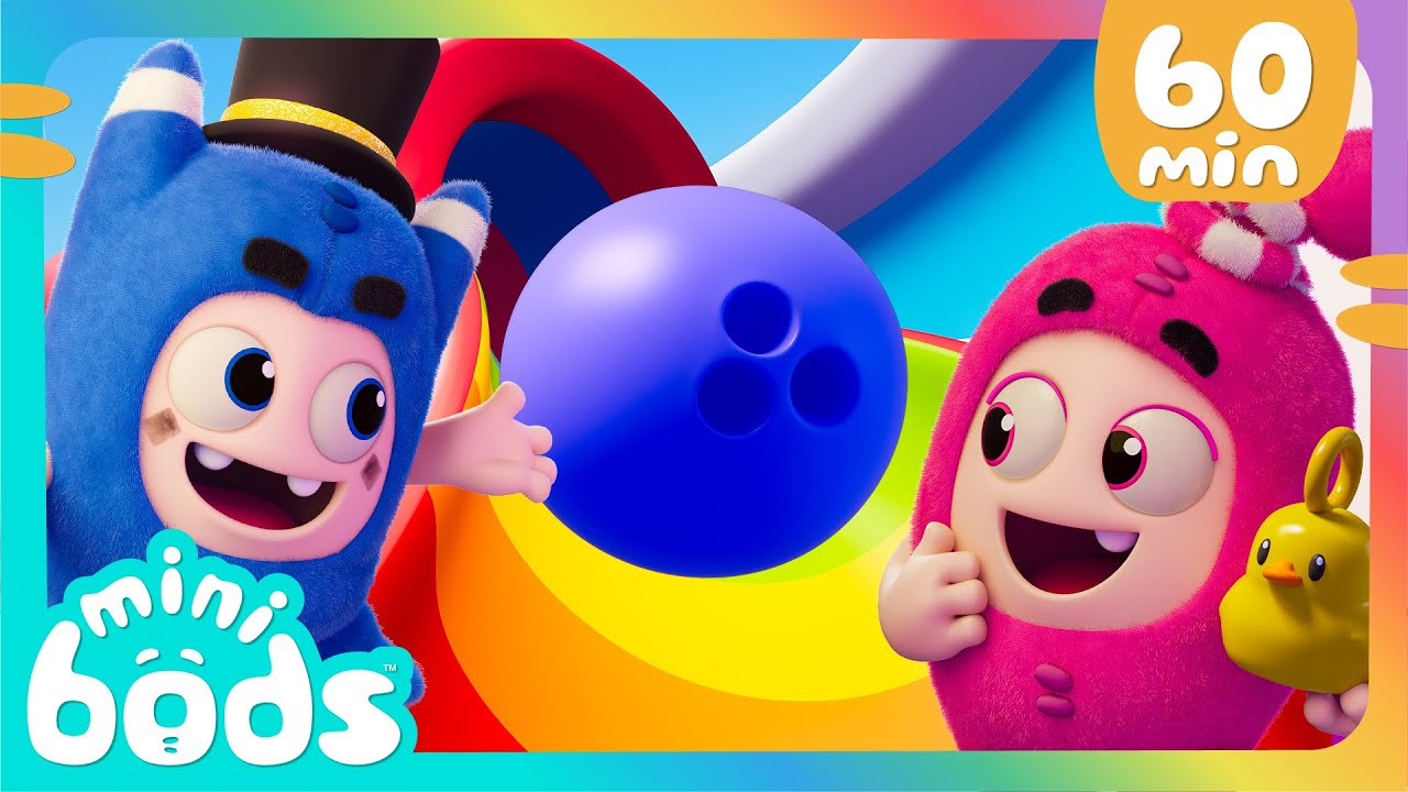 The Epic Slide! | Minibods | Mini Oddbods | Baby Oddbods | Funny ...