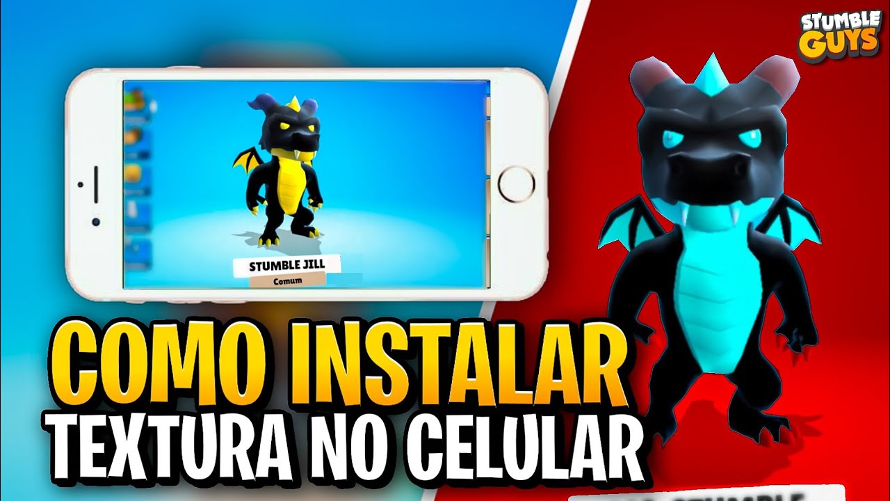 [ATUALIZADO] COMO COLOCAR TEXTURA NO STUMBLE GUYS MOBILE - TUTORIAL ...