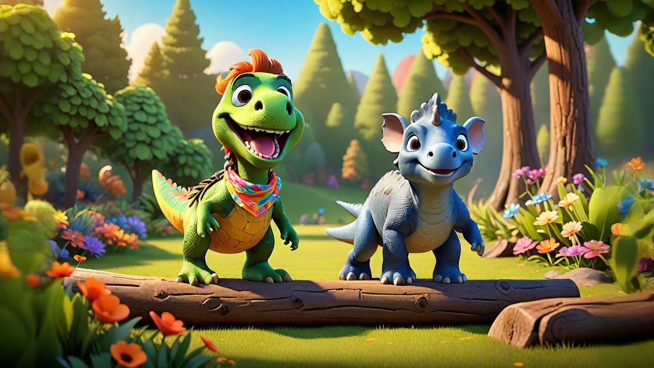 Dodo Dino Dances Silly + More Nursery Rhymes & Kids Songs - YouTube
