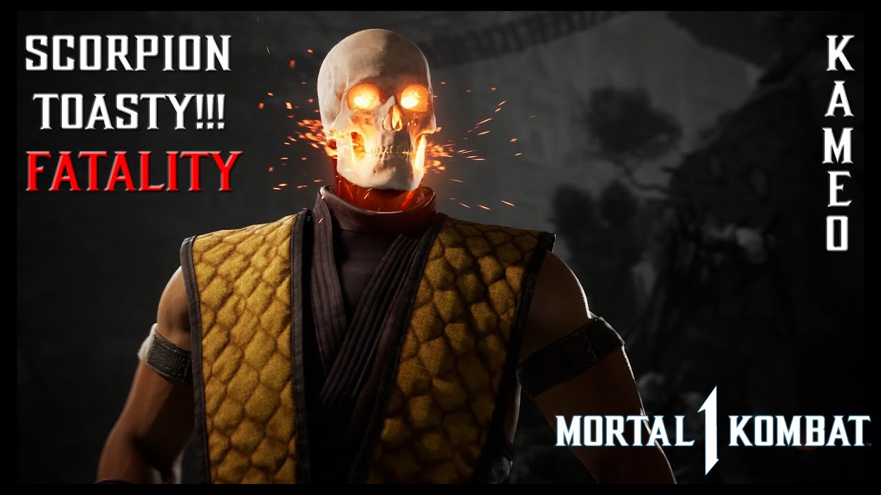 Mortal Kombat 1 - (Kameo) Scorpion's Toasty!!! Fatality - YouTube