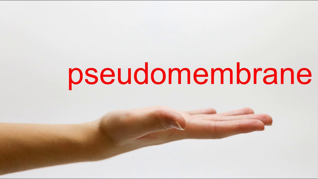 How to Pronounce pseudomembrane - American English - YouTube