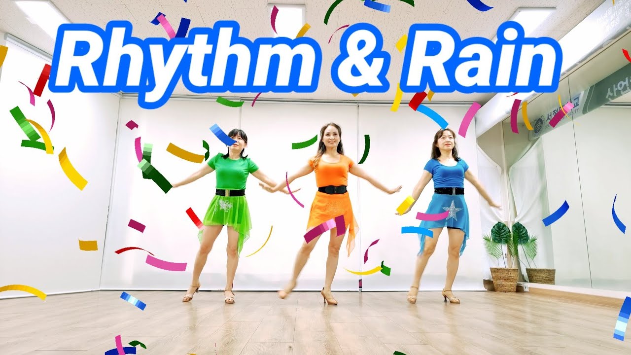 💥Rhythm & Rain Linedance 초급라인댄스 - YouTube