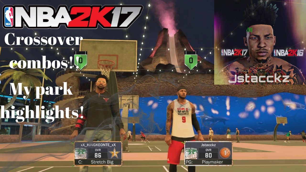 NBA 2K17!! | My Park Highlights | Big talk !! Crossover Combos ! Wet ...