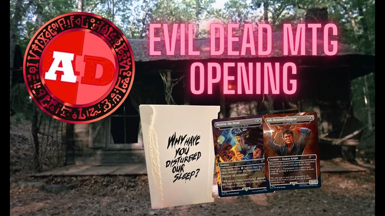 Opening Evil Dead MTG Cards + Giveaway - YouTube