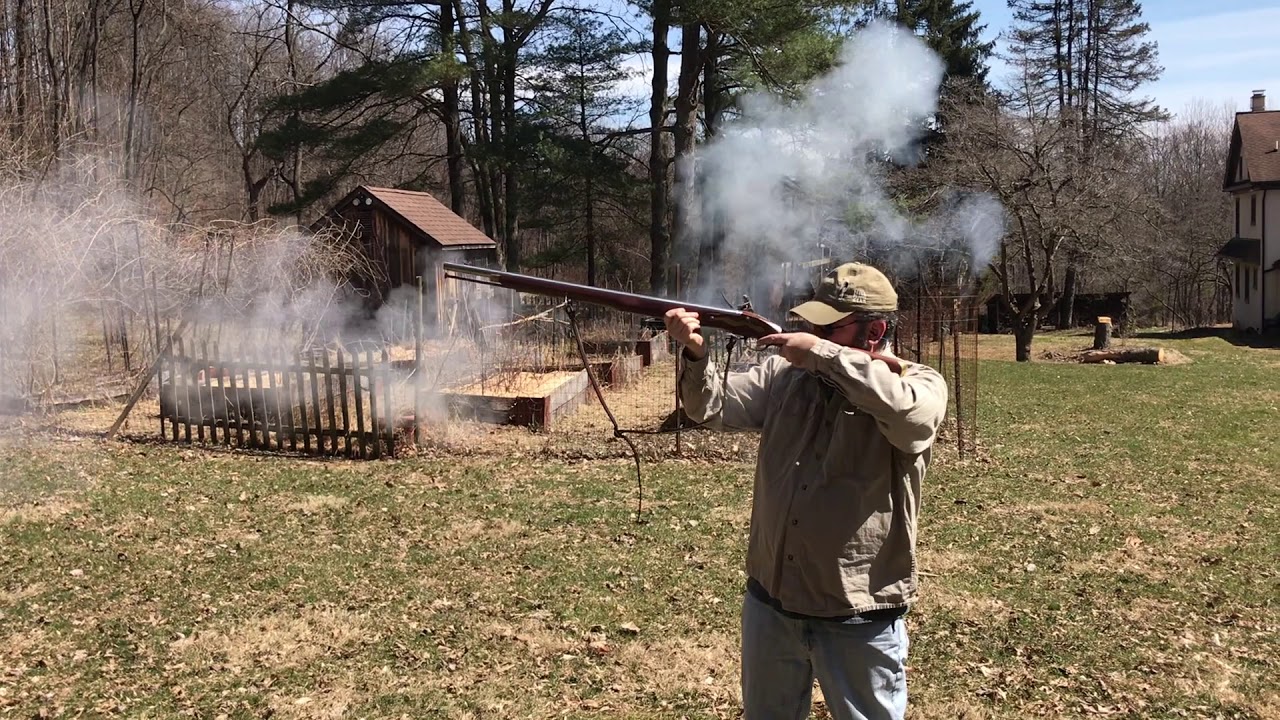 Shooting the Pedersoli Brown Bess Carbine - YouTube