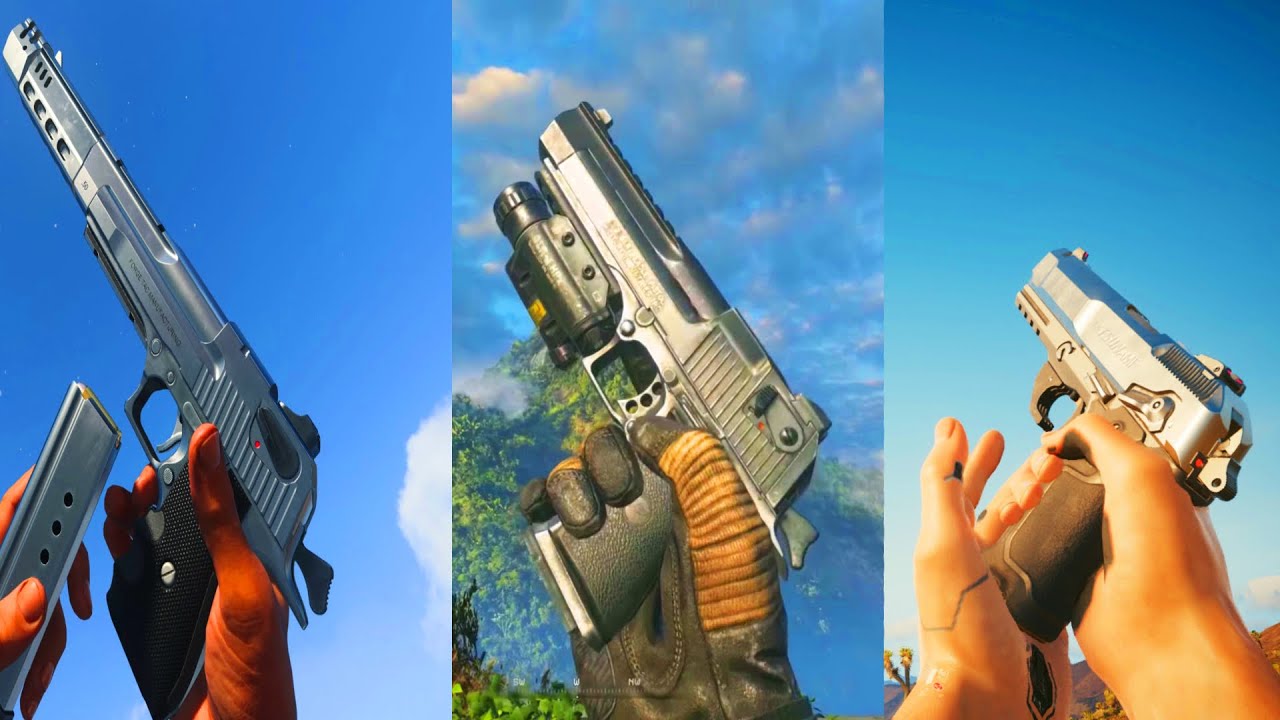 Desert Eagle Reload Animations In 16 Different Games - YouTube