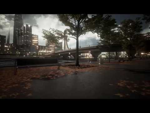 Unreal Engine 4 - Sci-Fi City Park Tech Demo - YouTube