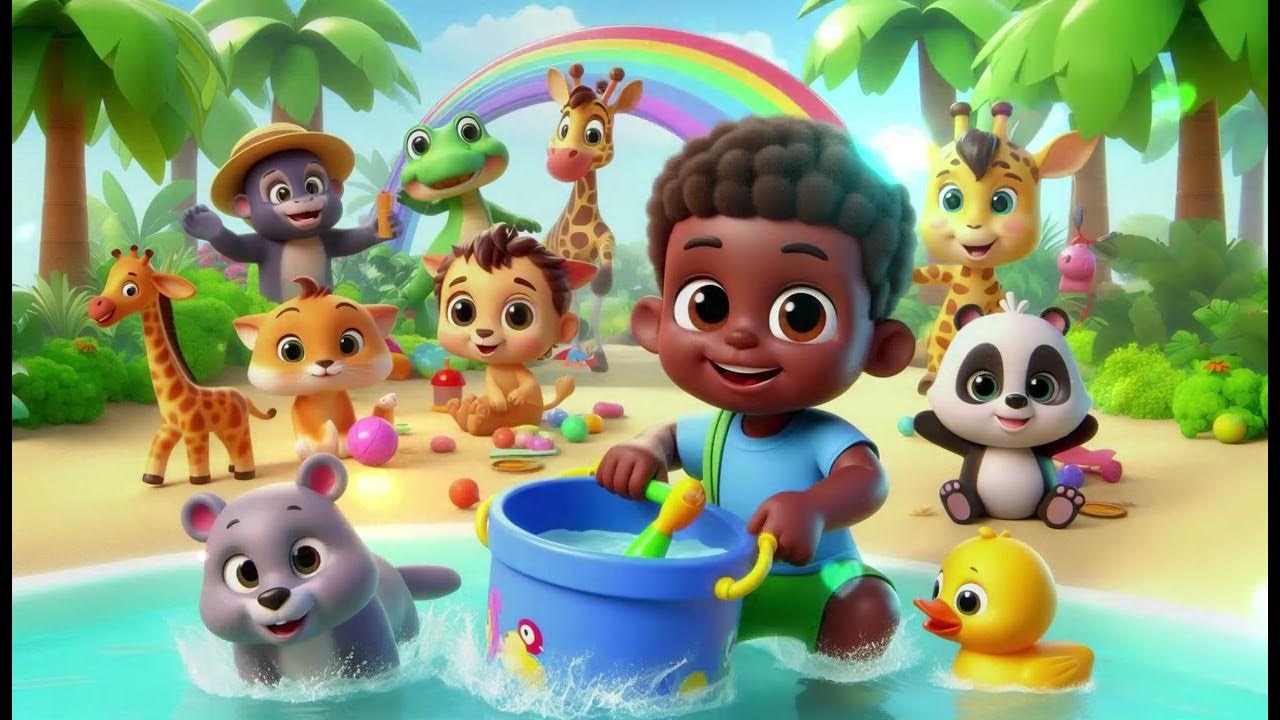 "Splish Splash Fun 2 | Water Play and Summer Song for Kids!" Lovely ...