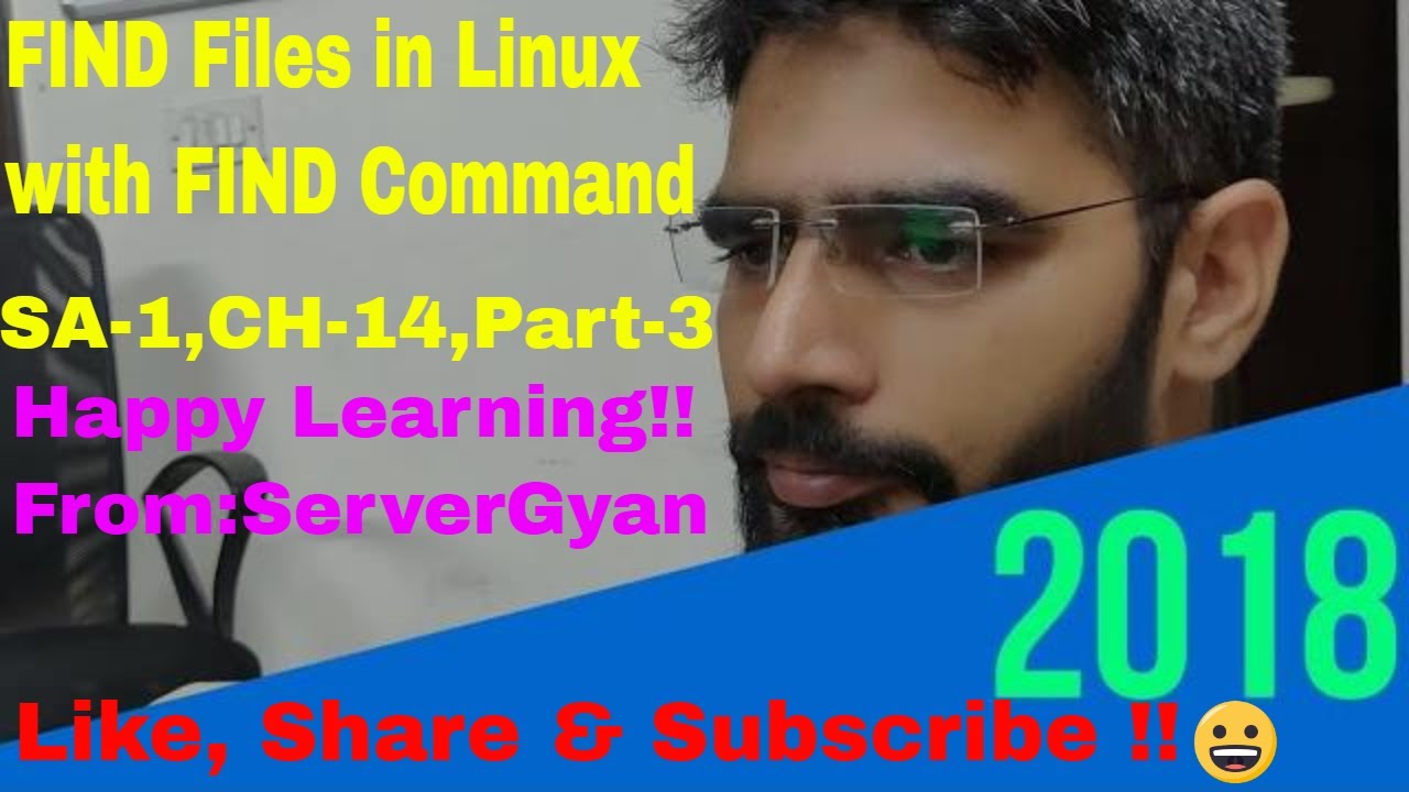FIND Files In Linux With FIND Command IN RHEL 7 SA 1 CH 14 Part 3 From FIND Files In Linux With FIND Command IN RHEL 7 SA 1 CH 14 Part 3 From
