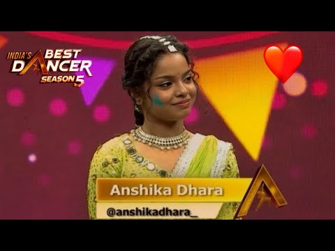 🌈 Anshika Dhara की Colorful Performance | Holi Ke Din 💃🔥 | India's Best Dancer 2026