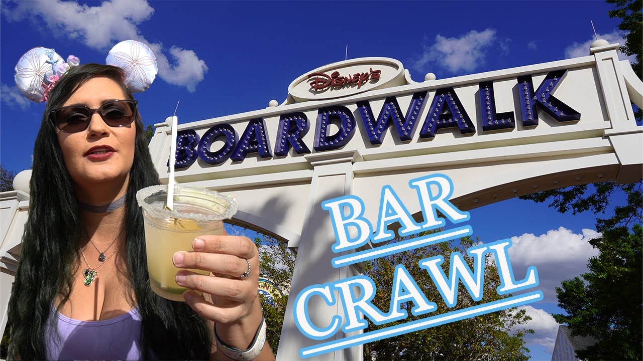 Disney World Boardwalk Resort Area Bar Crawl - YouTube