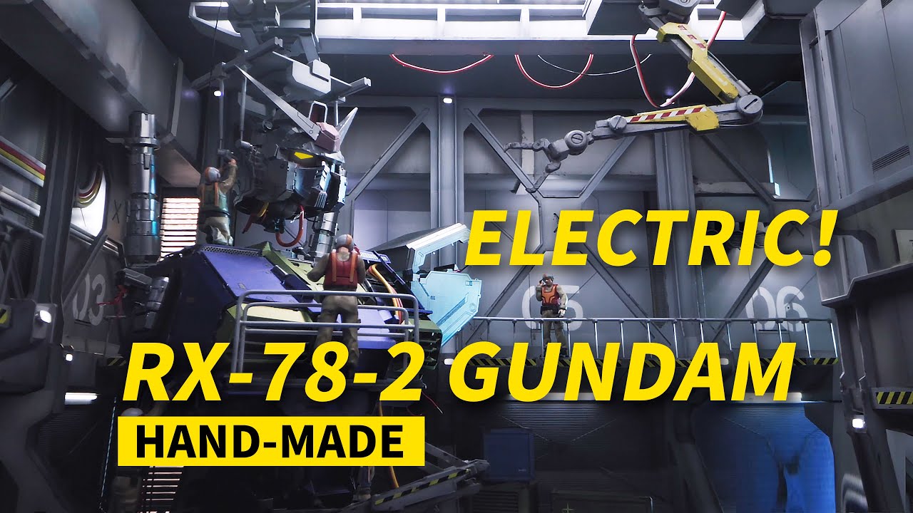 180 days HAND-MADE! Not only a ELECTRIC GARAGE! I build a GUNDAM WORLD ...