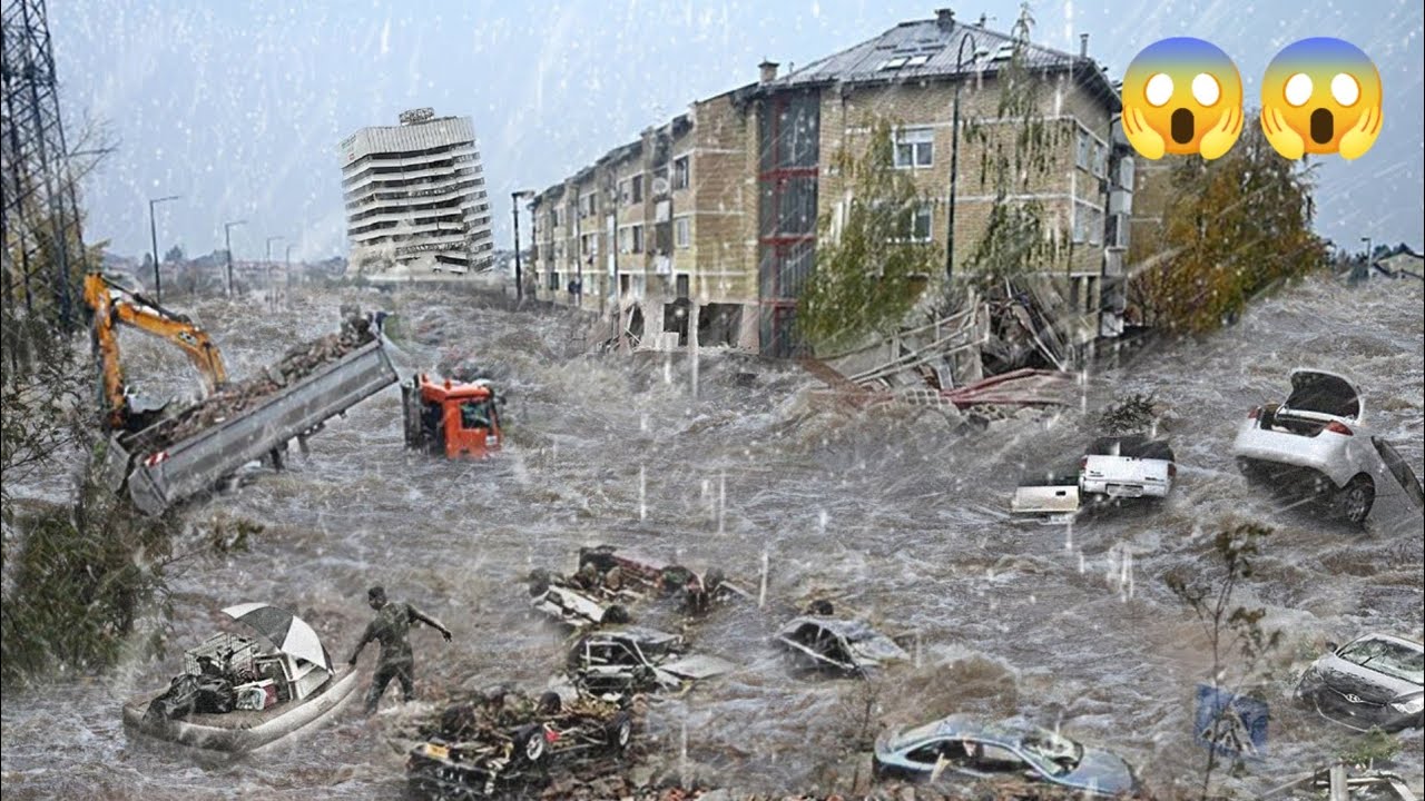 California turns into an ocean! storms, bomb cyclone, floods & big ...