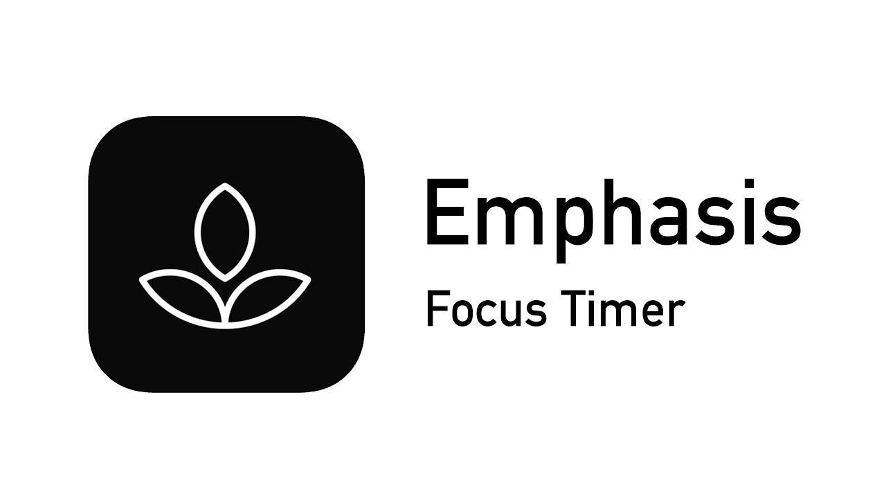Emphasis Focus Timer App Review - YouTube