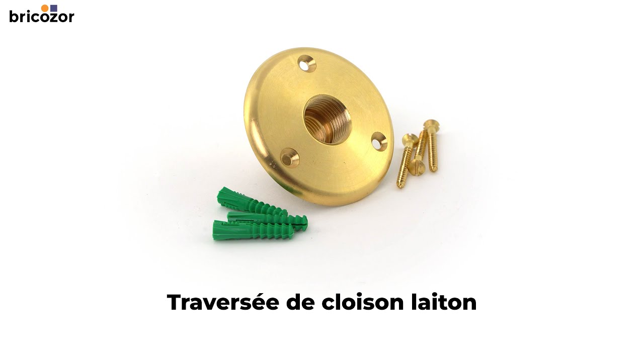 VIDÉO 360° - Traversée de cloison laiton GRIPP - YouTube