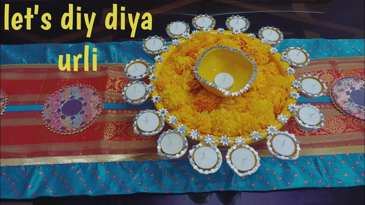 Diy diya urli, best out of waste,urli decoration ideas - YouTube