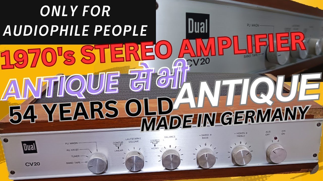 Dual CV 20 Stereo Integrated Amplifier (1970) hifi made in germany For ...