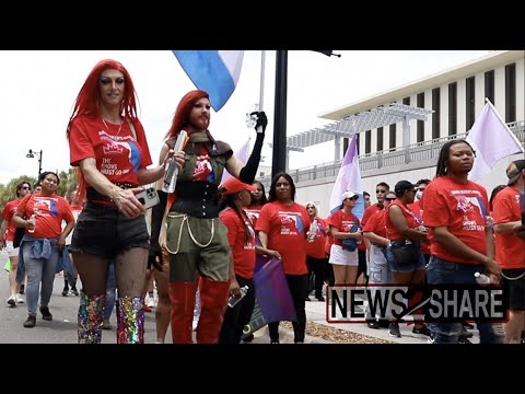 Drag Queen's and allies march to Florida State Capitol in Tallahassee ...