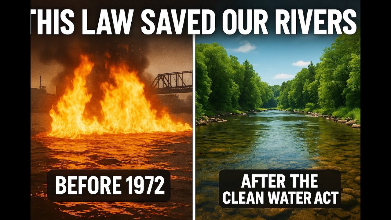 💧This River Caught Fire—How One Law Saved America’s Water Forever! 🚨🌊 # ...