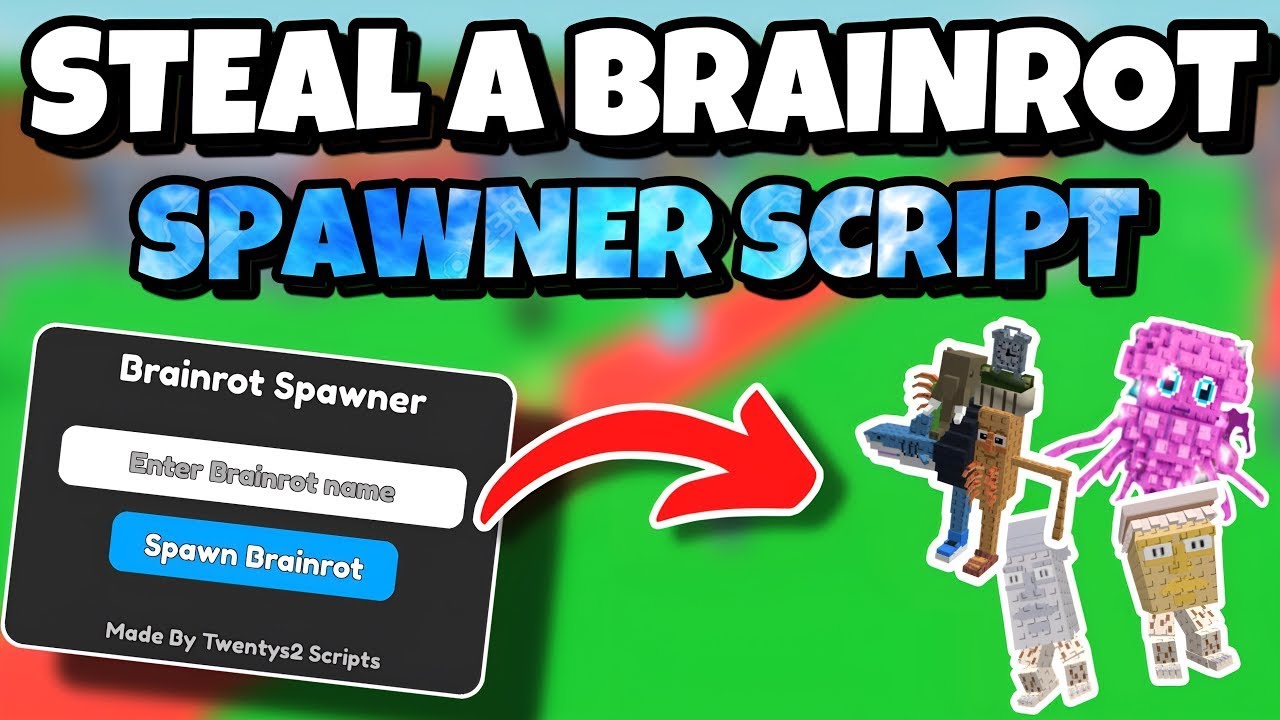 NEW UPDATED STEAL A BRAINROT SPAWNER SCRIPT FOR ANY EXECUTOR - YouTube