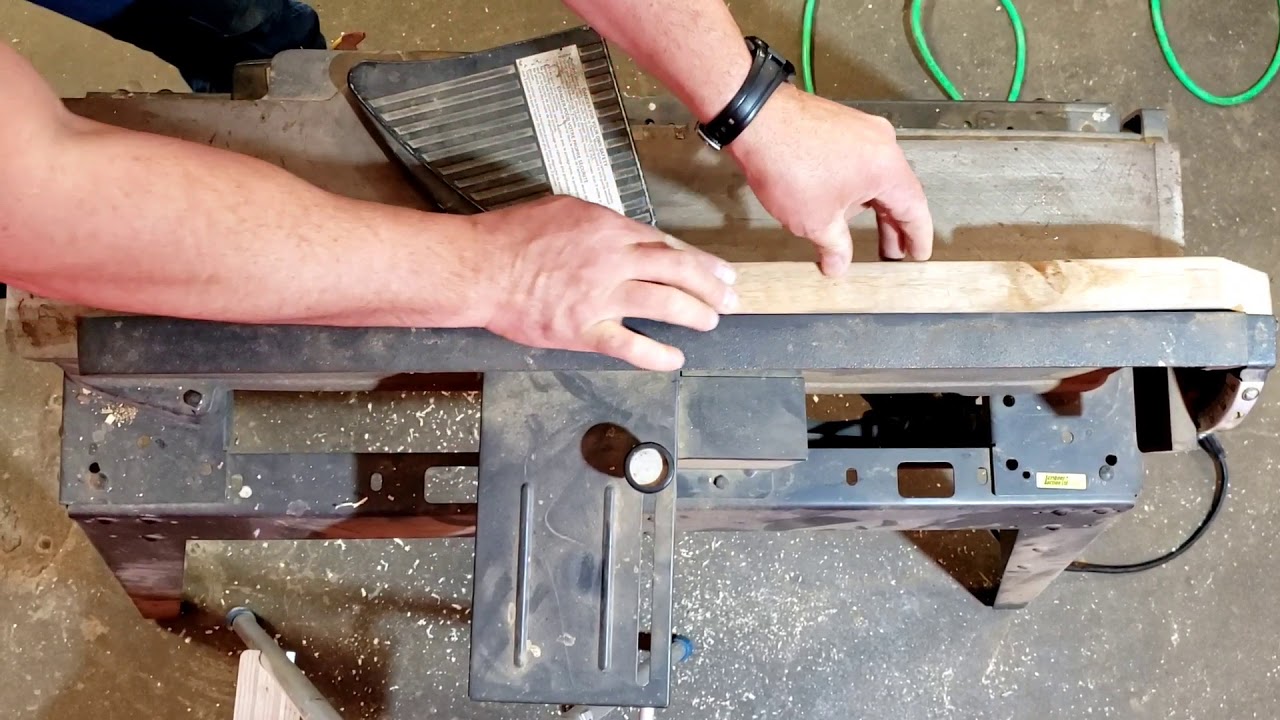 Sears Craftsman Planer - Model #113 with Stand - YouTube