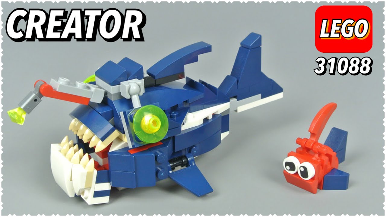 LEGO Creator ( 31088 ) Deep sea creatures Speed Build - YouTube