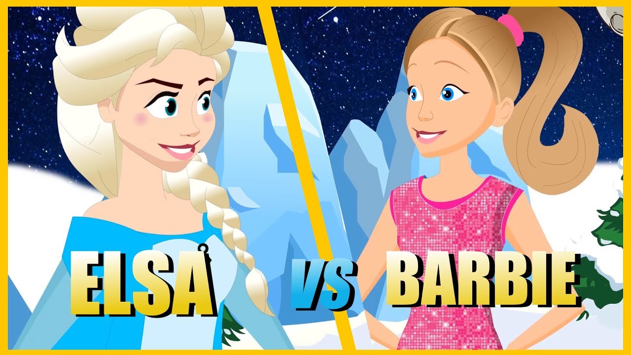 Barbie vs Elsa - Batalla de Rap de Princesas (Animacion) - YouTube