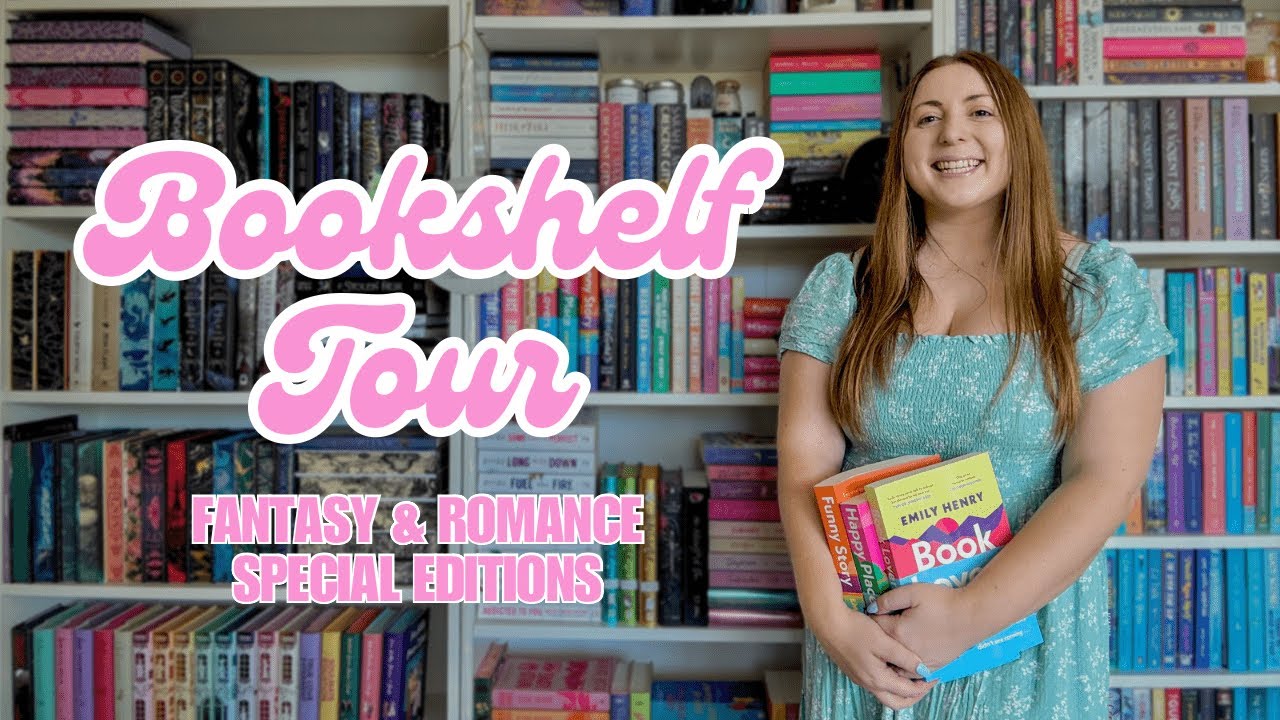BOOKSHELF TOUR 2025! 700+ Books 💖💫 - YouTube