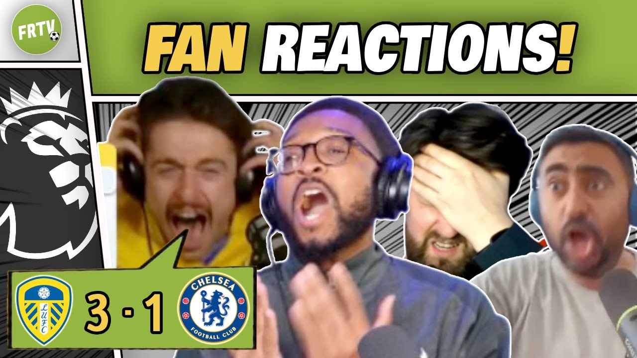 LEEDS FANS GO WILD as CHELSEA FANS MELT DOWN After 3-1 WIN at ELLAND ...