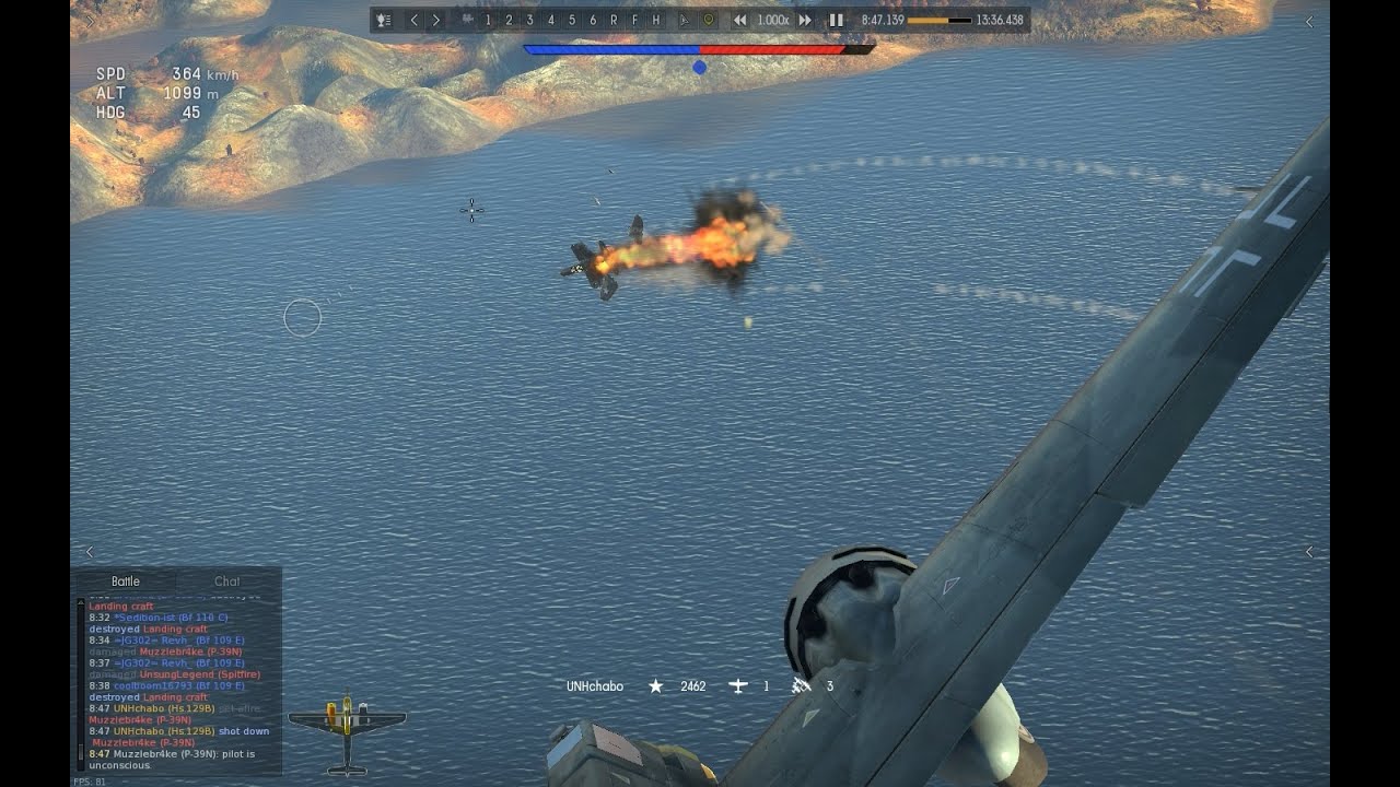 War Thunder -- Duck Supremacy! Hs 129B-3 on Norway RB, 2 kills 1 assist ...