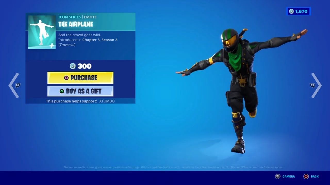 Fortnite Item Shop *NEW* THE AIRPLANE EMOTE! May 12nd, 2022 - YouTube
