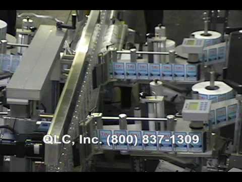 Label-Aire & QLC Front & Back labeler Four Headed 6000 - YouTube