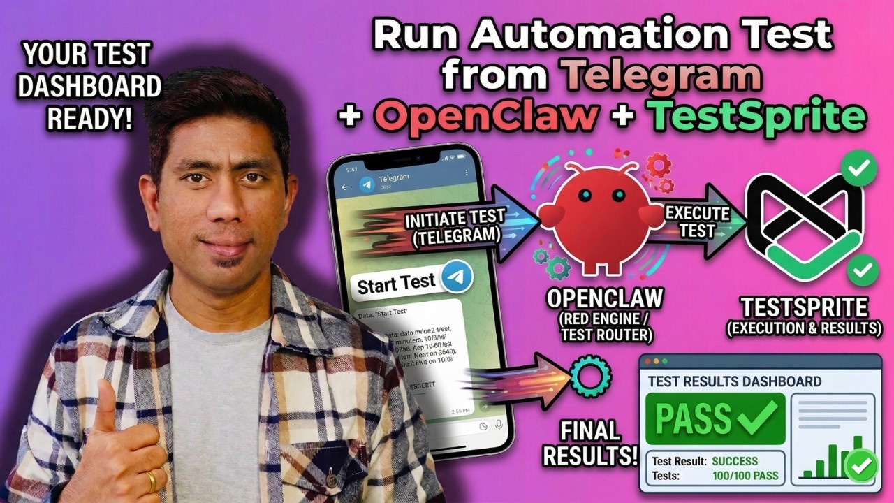 OpenClaw as Test Execution Agent with TestSprite MCP Server - YouTube