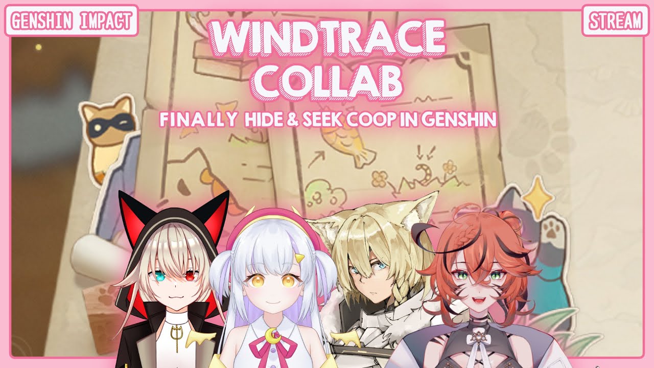 [Genshin Impact] Finally Hide & Seek with Vtubers in Windtrace Event! - YouTube