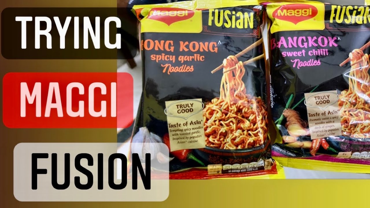 Maggi Fusion Bangkok Sweet Chilli Recipe | New Maggi Flavours | Maggi ...