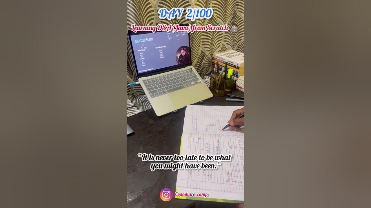 Day 2100 Learning Dsajava From Scratch👨🏻💻🚀 100daysofcode Programming Dsa Codesharecamp