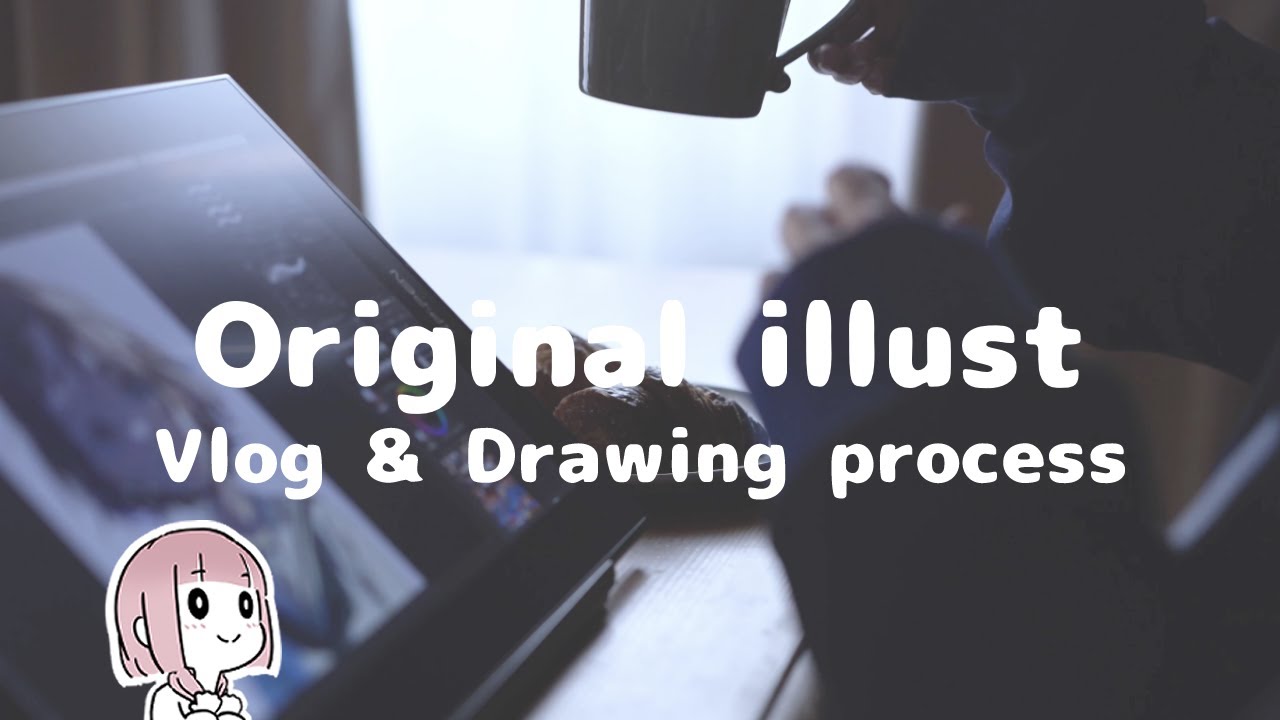 Vlog | Day in my life of drawing illustrations - YouTube