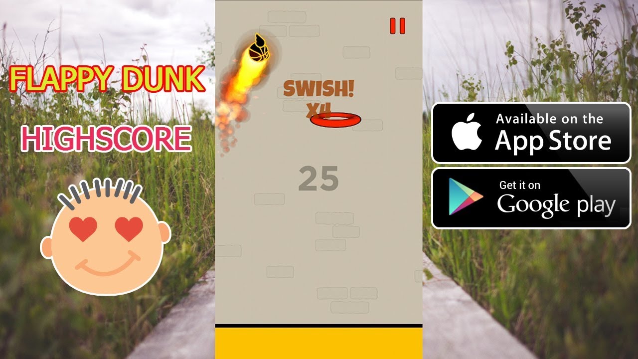 Voodoo Flappy Dunk High Score | Amazing Jump Game for Mobile - YouTube