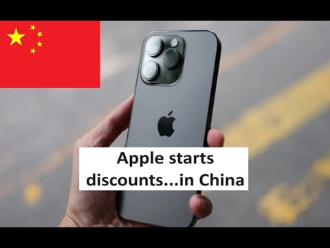Apple to discount iPhone in China Today, first time in years - YouTube