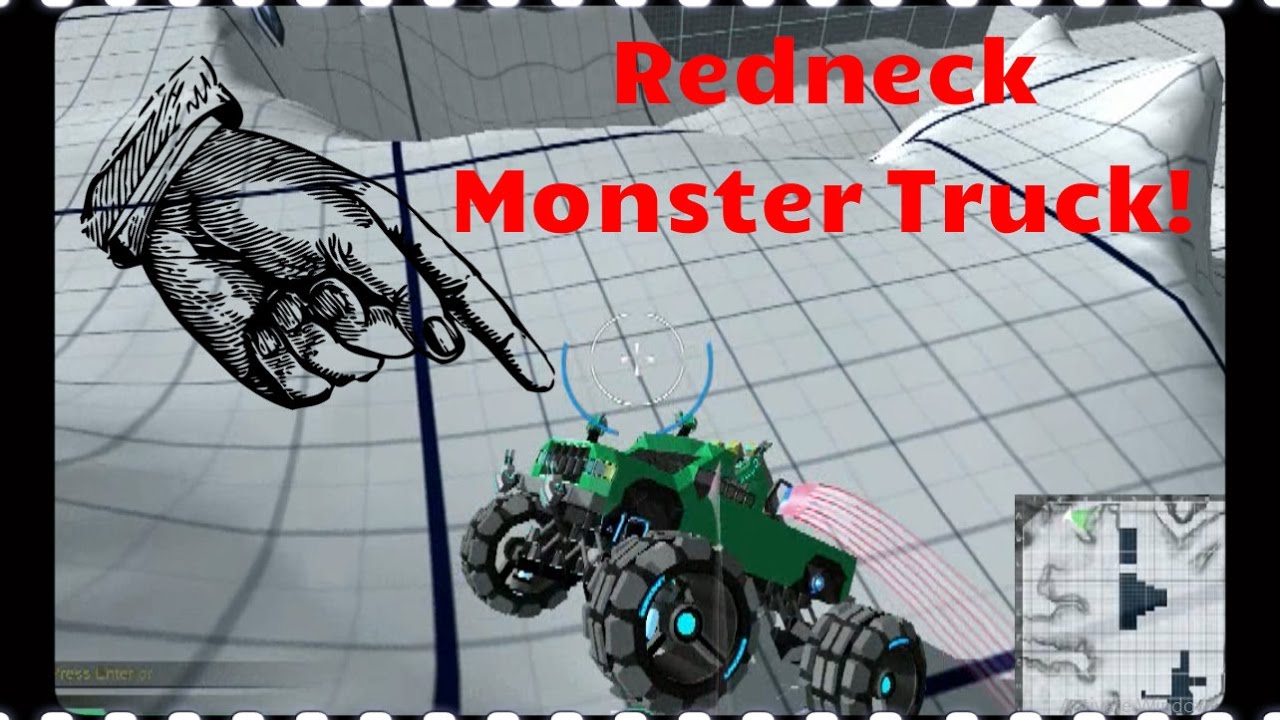 Robocraft Showcase #6 ||Redneck Monster Truck!|| - YouTube