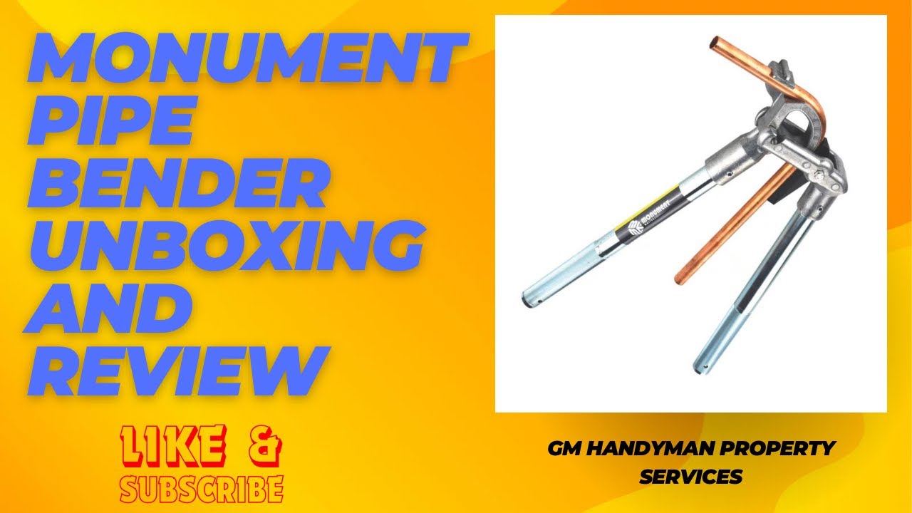 MONUMENT PIPE BENDER - Unboxing & review - YouTube