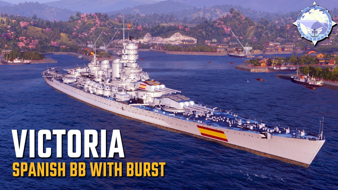 Victoria having burst fire is insane | World of Warships - YouTube