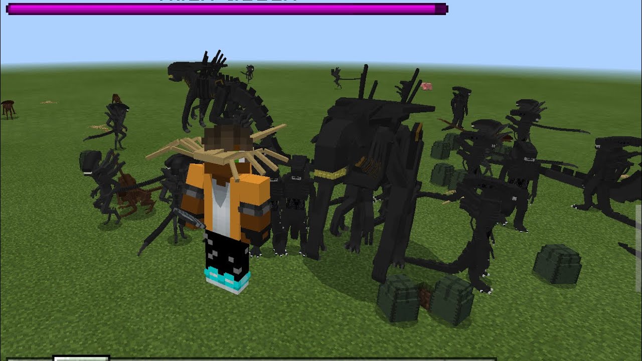 Mod. do Alien Covernant para Minecraft pe:XENOCRAFT Addon - YouTube