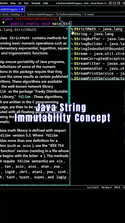 Code To Test Java String Immutability Concept Java Shorts Immutability Programmingshorts