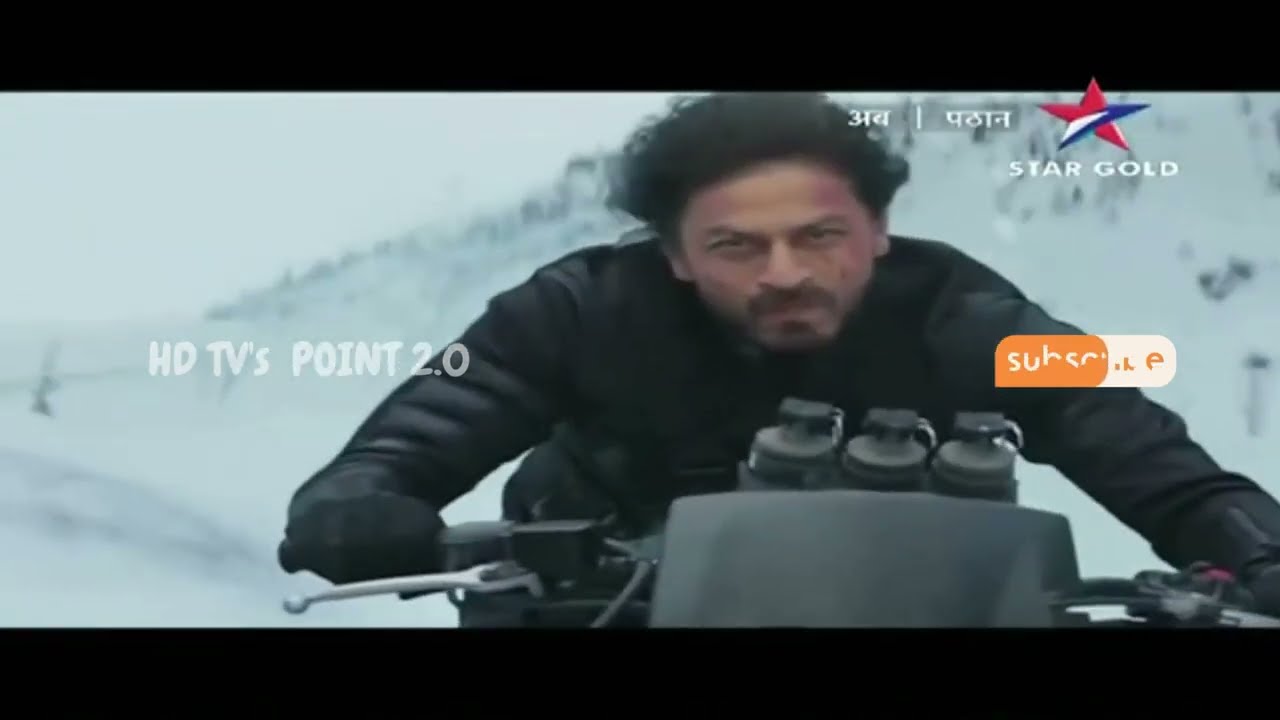 Pathaan Bike Chase Scene Star Gold - YouTube