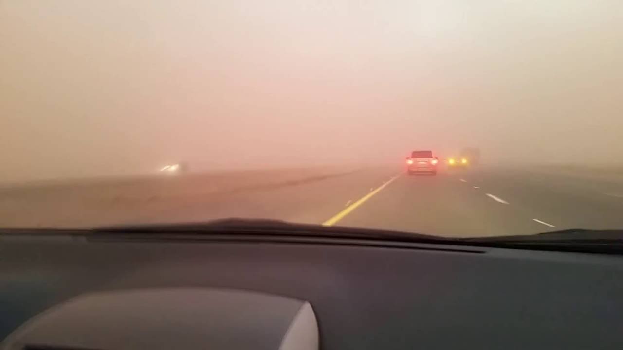 Driving through Hell (aka an Arizona Dust Storm) - YouTube