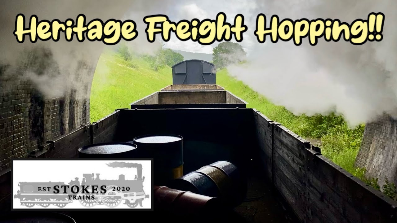 Heritage Freight Hopping - a steam train ride on the GWSR - YouTube