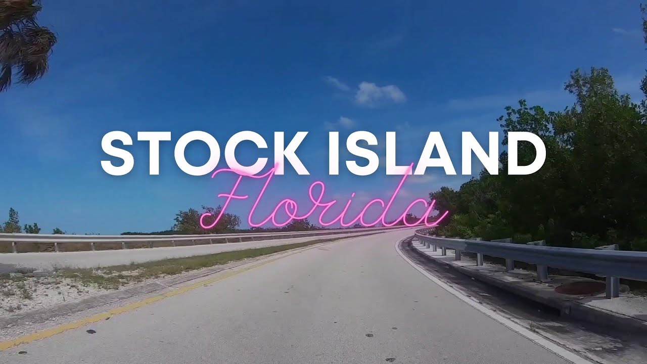 Neighborhood Drive-Through of Stock Island Florida | Key West Real ...