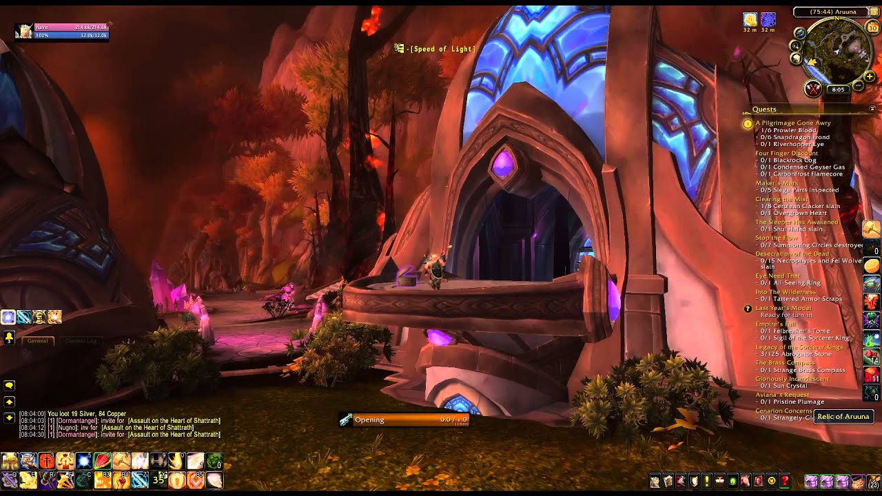 Where is Relic of Aruuna Treasure Talador WoD - YouTube