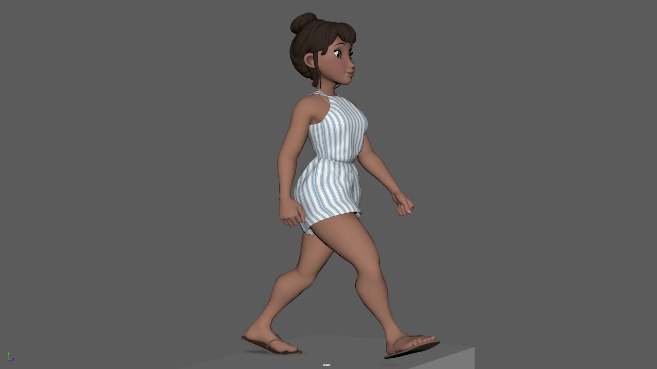 Female Walk Cycle - YouTube